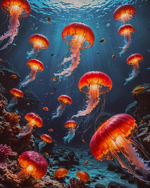 Disco of Sea Lanterns - a poem by Twistoftroy - All Poetry