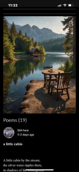 Log Cabin of Love - a poem by Ellie Le Jeune - All Poetry