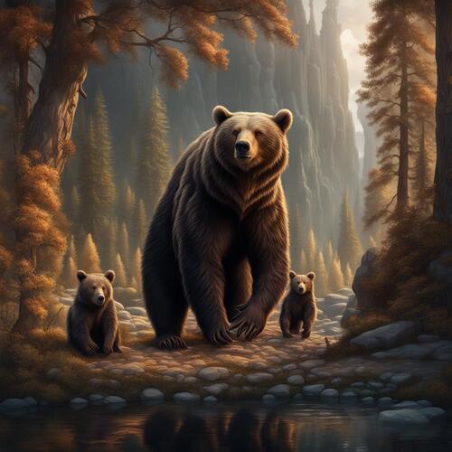 Wilderness - Grizzly Sunsets - a poem by Strobe Buzz Warp - All Poetry
