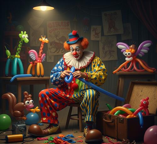 The Clown Show - a poem by Shamala - All Poetry