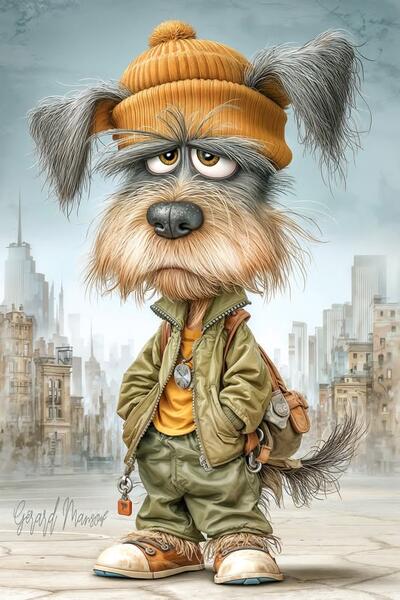 Scruff Mc Riddle Visits New York City - a poem by Yumpy - All Poetry