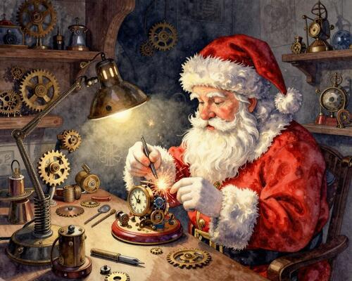 The Bearded Horologist - a poem by Rajat B - All Poetry