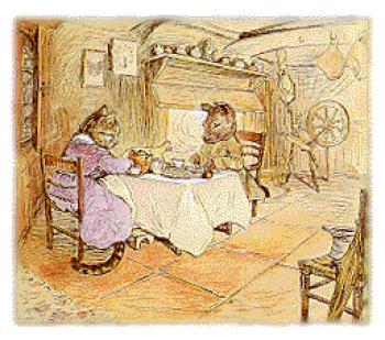 Pussy-cat sits by the fire by Beatrix Potter - Famous poems, famous ...